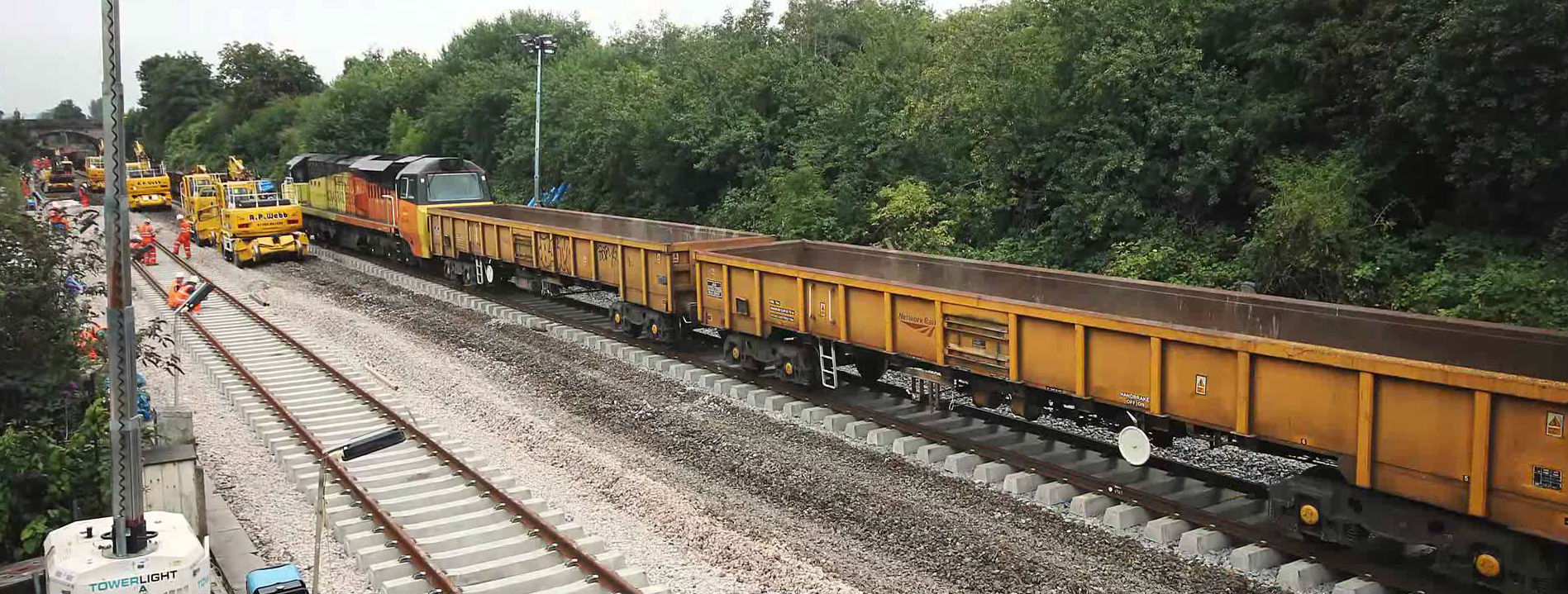 Timelapse Video of Works at Bathampton - Railway Electrical Services